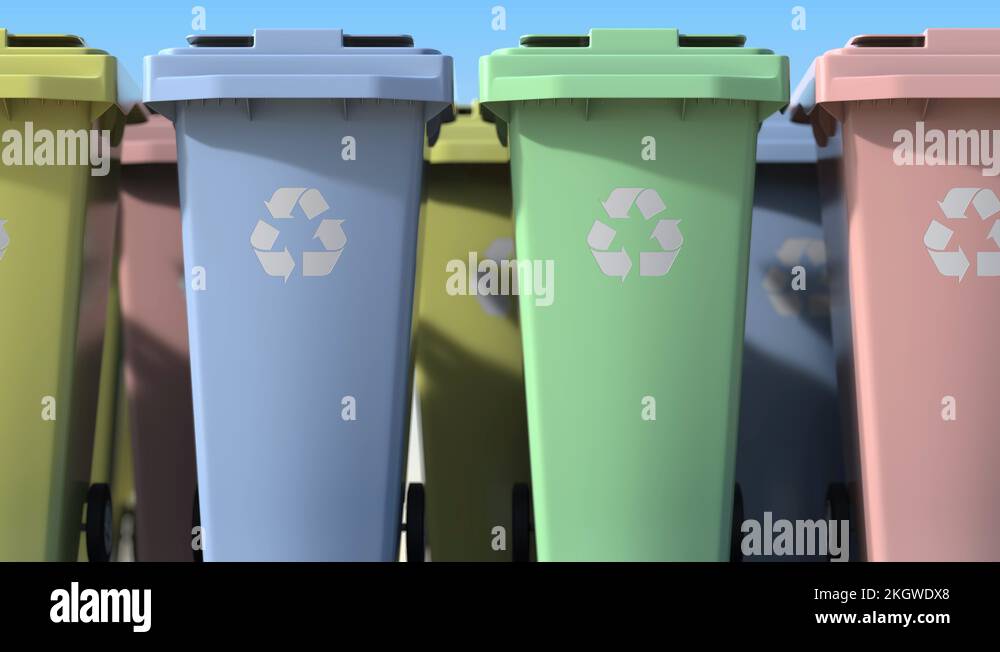 Domestic waste bins Stock Videos & Footage - HD and 4K Video Clips - Alamy