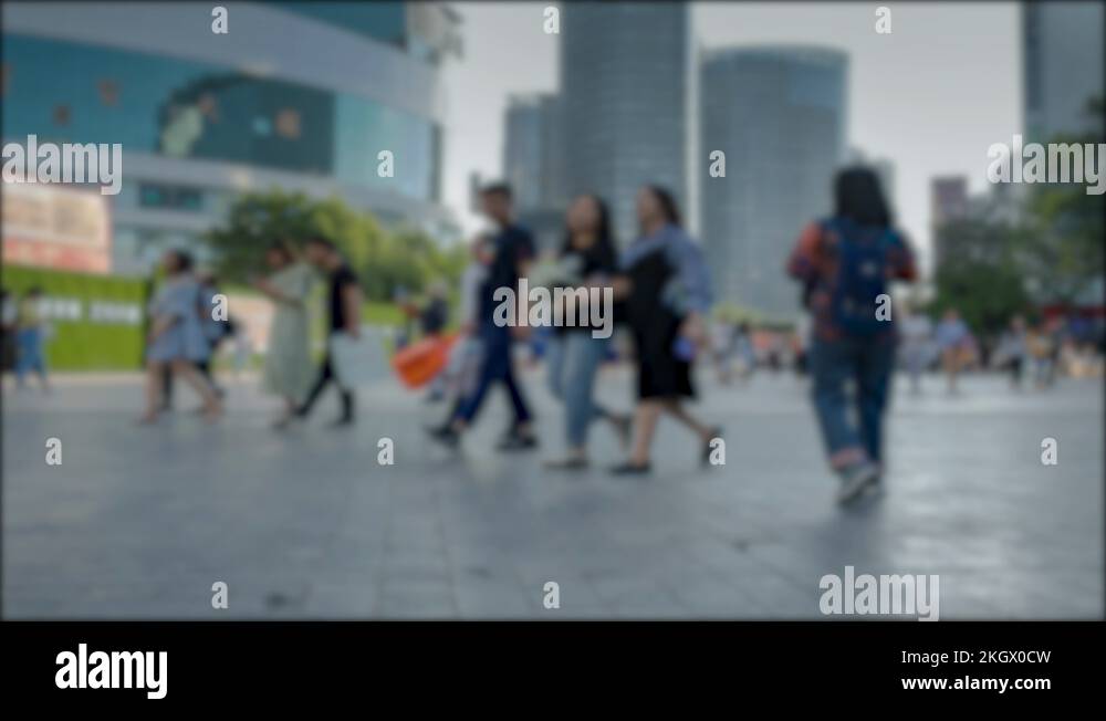 People person pedestrians busy pavement walking Stock Videos & Footage ...