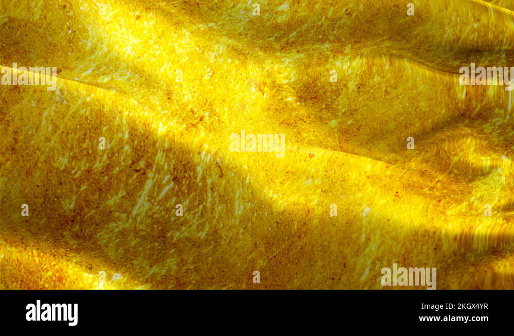 Gold flag video waving in wind. Realistic golden Flag background. Gold ...