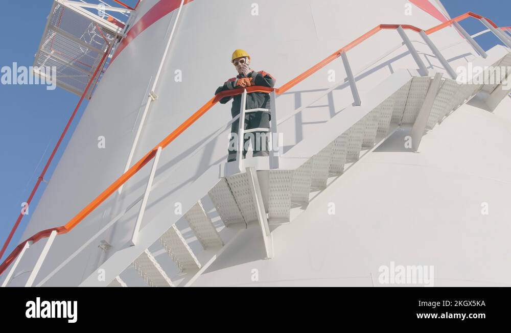 Oil refinery climbing storage tank Stock Videos & Footage - HD and 4K ...