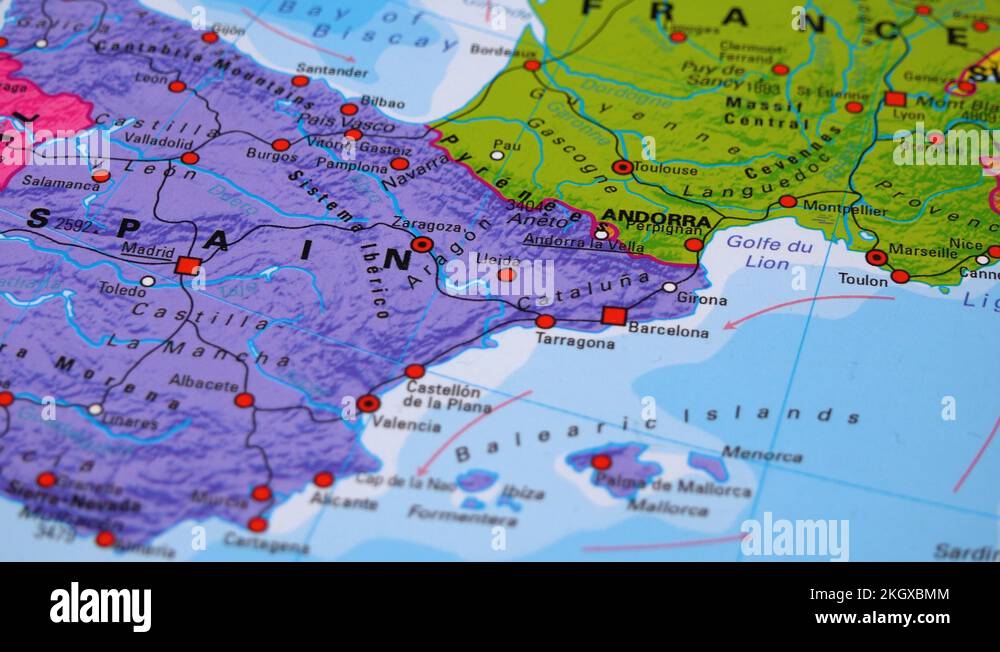 Political map of spain Stock Videos & Footage - HD and 4K Video Clips ...