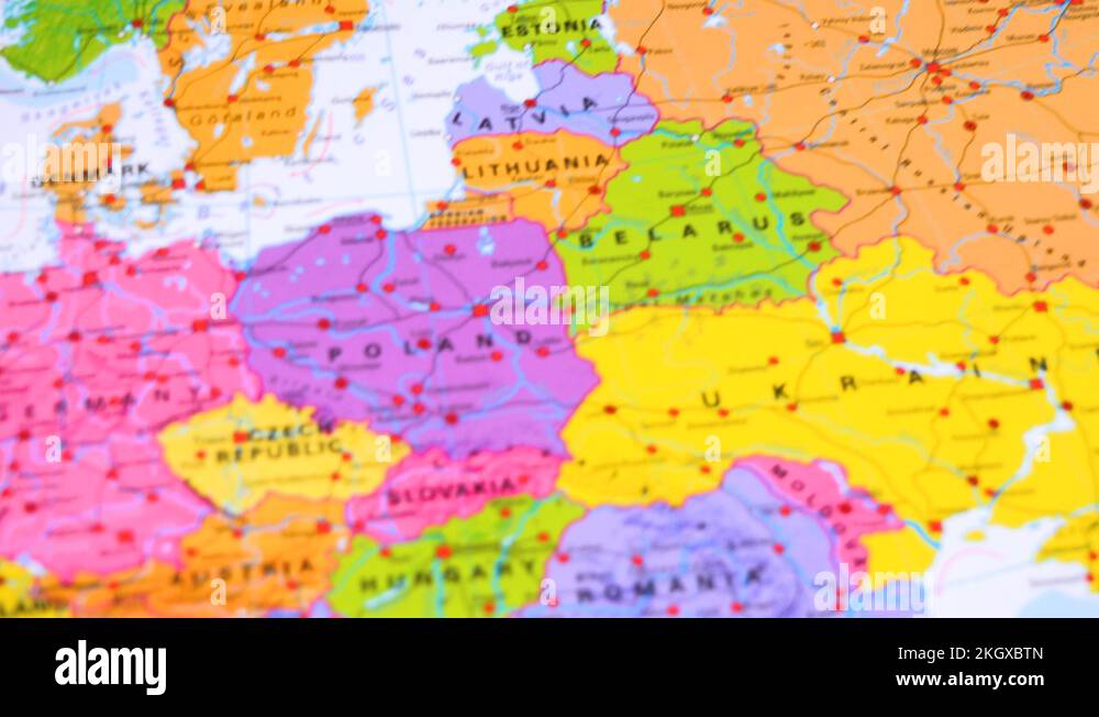 Political map europe russia Stock Videos & Footage - HD and 4K Video ...