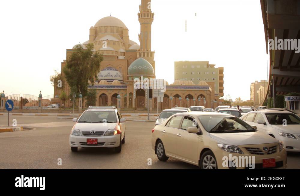 mosque and road in Erbil, Iraq (HD) c Stock Video Footage - Alamy