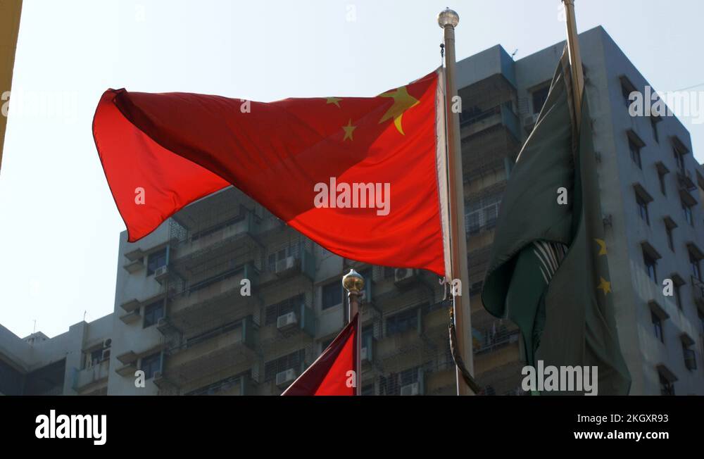 Chinese national flags outside Stock Videos & Footage - HD and 4K Video ...