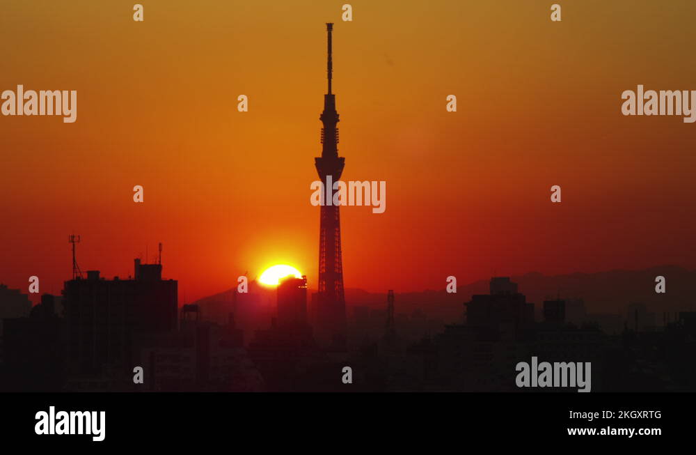 Tokyo skytree in tokyo with sunset Stock Videos & Footage - HD and 4K ...