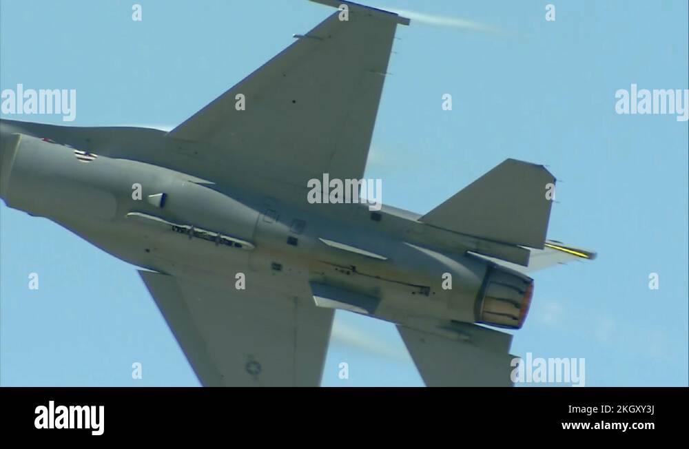 F-16 Fighting Falcon Viper West flying in the sky Stock Video Footage ...