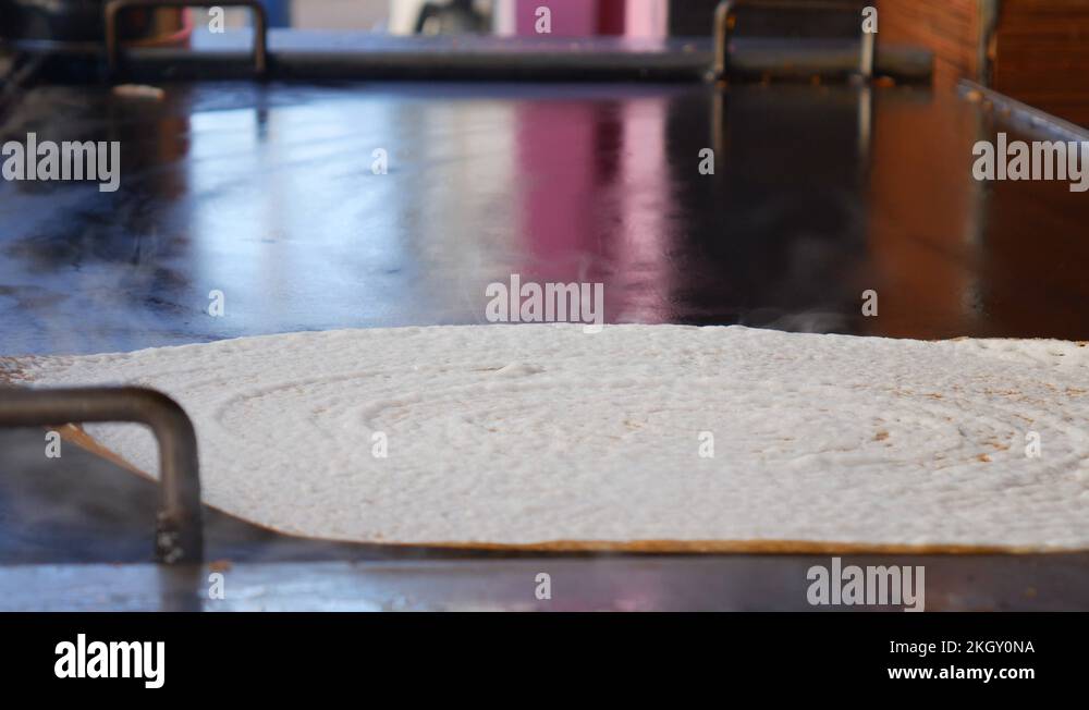 Masala dosa is a South Indian food. Chef make masala Dosa or dosai with ...