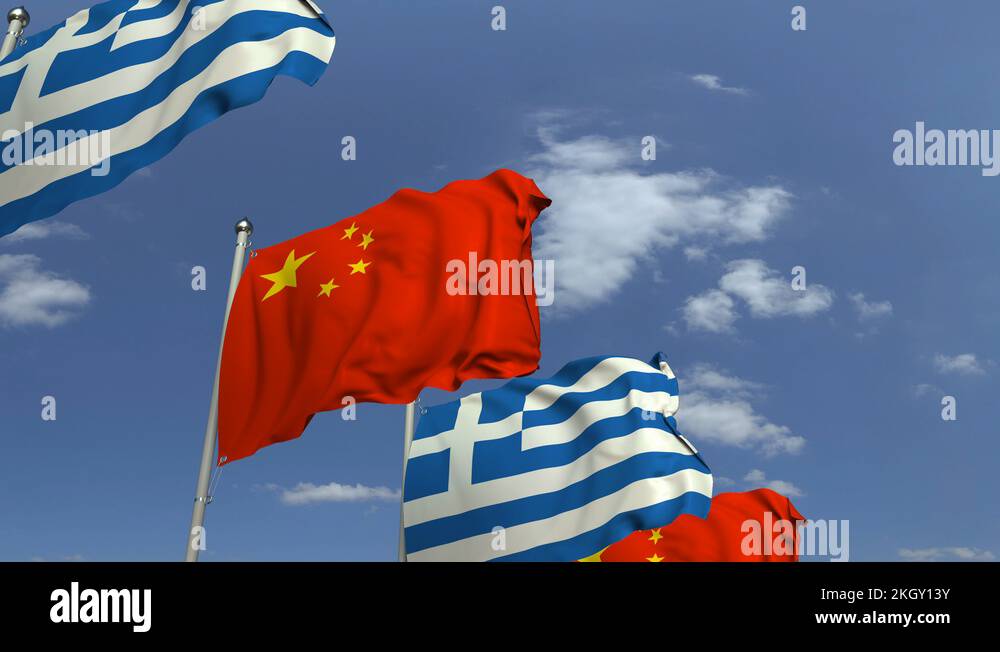 Greek chinese flags Stock Videos & Footage - HD and 4K Video Clips - Alamy
