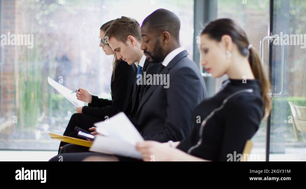 Employee interview texting Stock Videos & Footage - HD and 4K Video ...