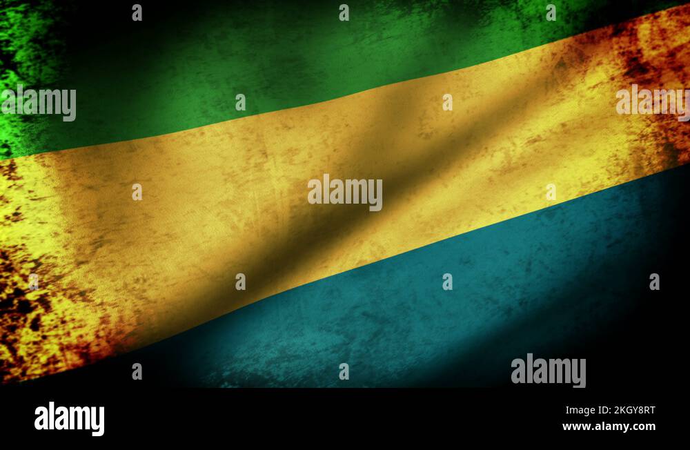Gabon flag Stock Videos & Footage - HD and 4K Video Clips - Alamy