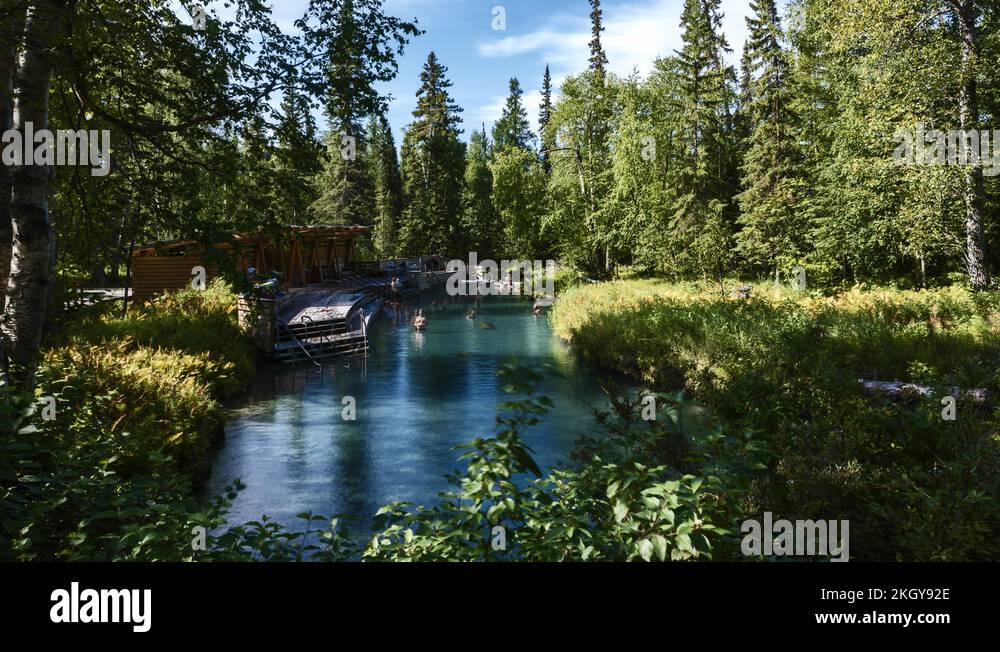 Liard river hot springs provincial park 8K time lapse Stock Video ...