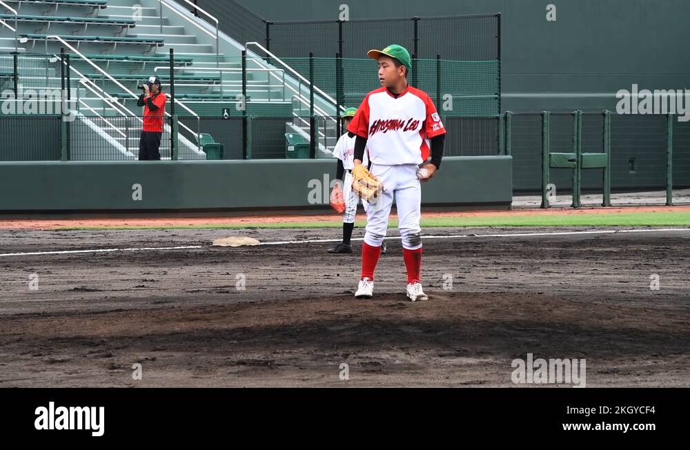 Japanese children playing baseball Stock Video Footage - Alamy