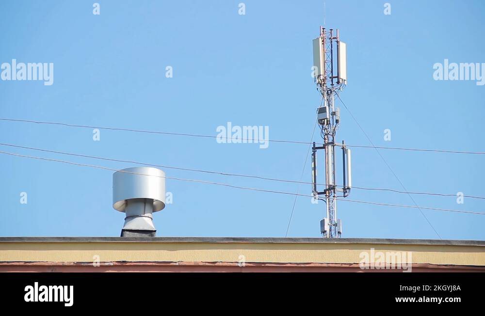 Building with cell tower antennas Stock Videos & Footage - HD and 4K Video Clips - Alamy