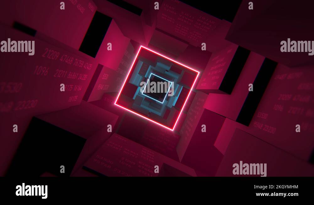 Abstract neon background. Binary code.Artificial Intelligence.Digital ...