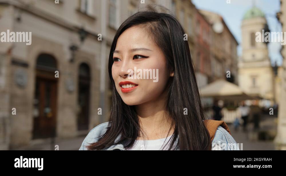 Portrait asian young woman turning Stock Videos & Footage - HD and 4K ...