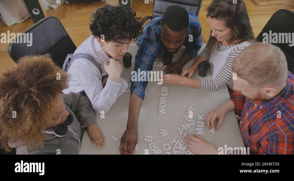 Corporate unity team building concept Stock Video Footage - Alamy