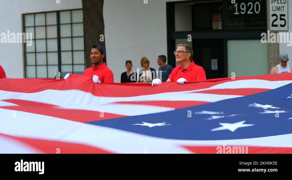 America independence day parade flag Stock Videos & Footage - HD and 4K ...