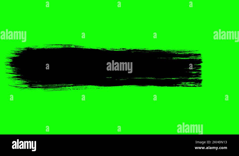 Set of 21 animated black paint brush strokes Stock Video Footage - Alamy