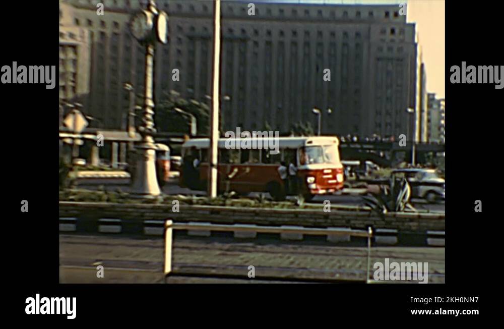 archival Cairo public transport with bus Stock Video Footage - Alamy