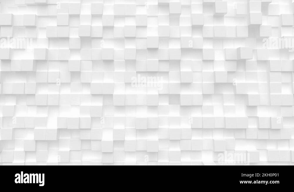 Abstract Motion Background From Random Moving Cube Blocks Seamless