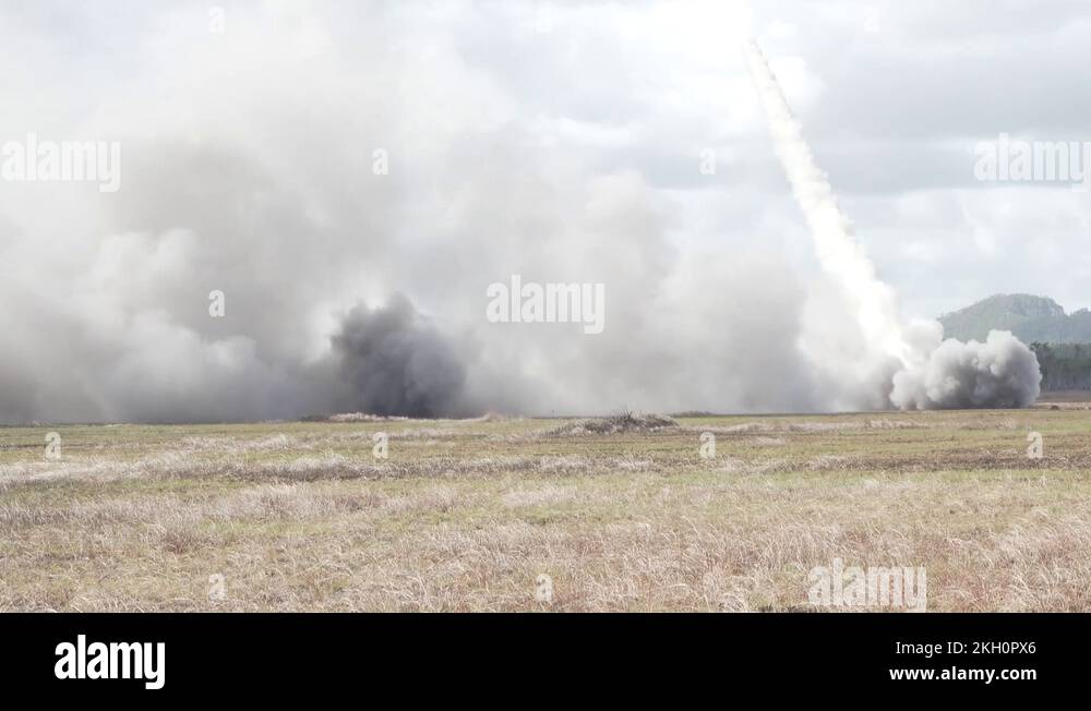 HIMARS launch multiple rockets in Australian bush during Talisman Saber ...