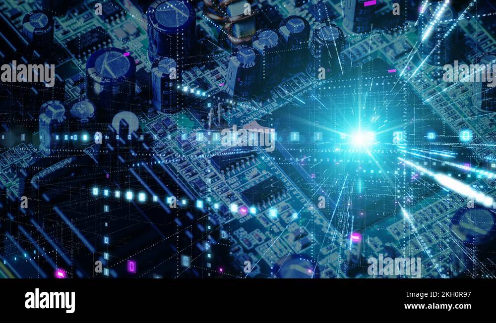 Digital signal processing circuit board Stock Videos & Footage - HD and ...