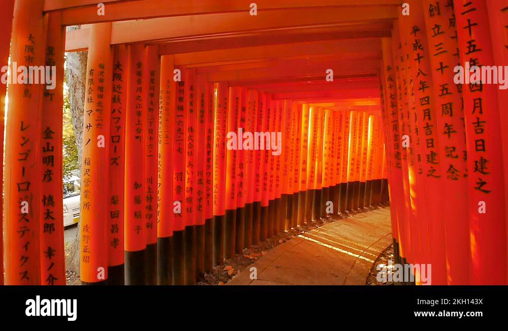 Torii gate at fushimi inari shrine Stock Videos & Footage - HD and 4K ...