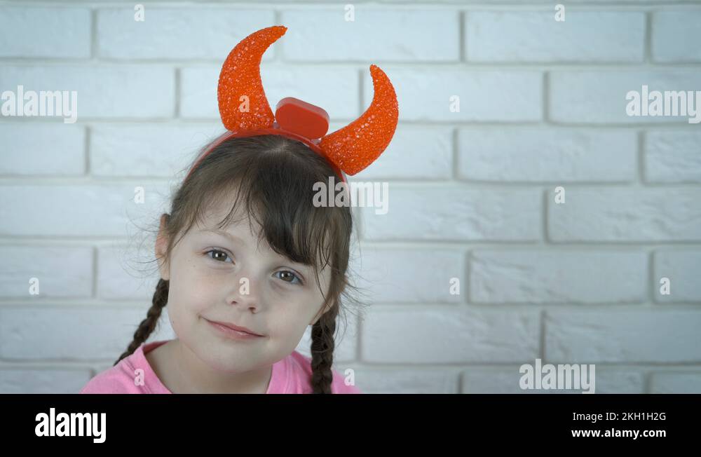 Little girl devil horns Stock Videos & Footage - HD and 4K Video Clips ...