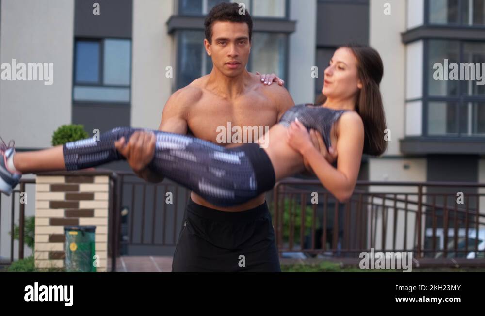 Man holding girl in his arms Stock Videos & Footage - HD and 4K Video ...