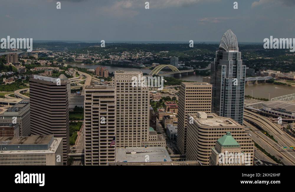 Cincinnati skyline panorama Stock Videos & Footage - HD and 4K Video ...