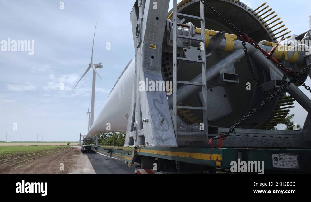 Wind turbine blades on transport Stock Videos & Footage - HD and 4K ...