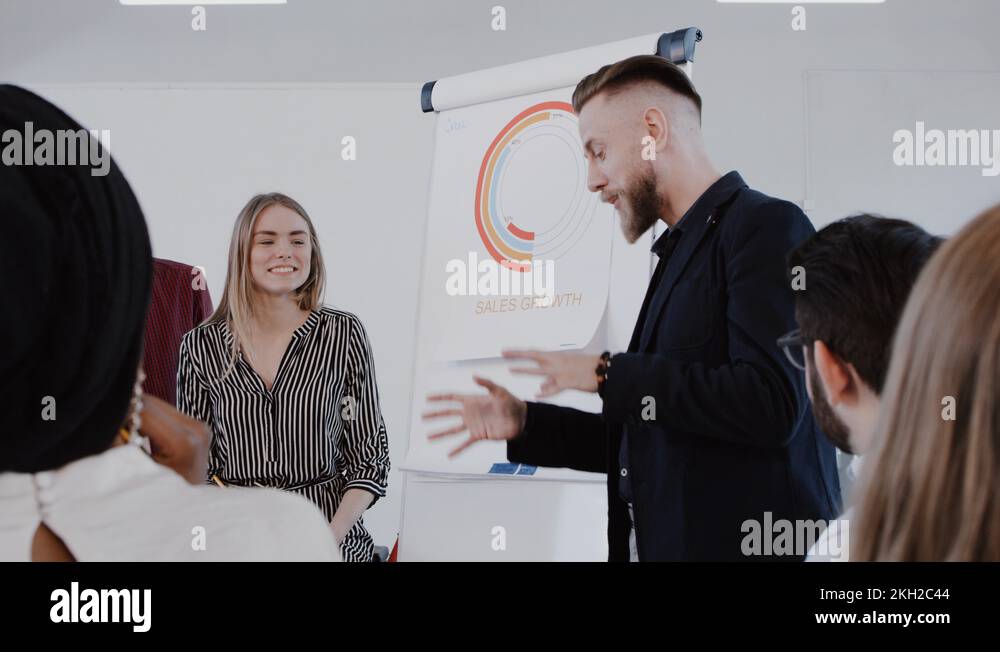 Team leader explaining sales Stock Videos & Footage - HD and 4K Video ...