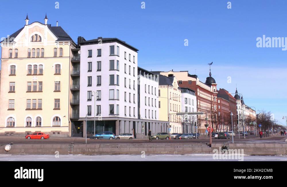 Helsinki 13 - buildings in downtown Stock Video Footage - Alamy