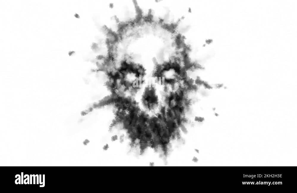 Scary ghosts of nightmares 2D animation Stock Video Footage - Alamy