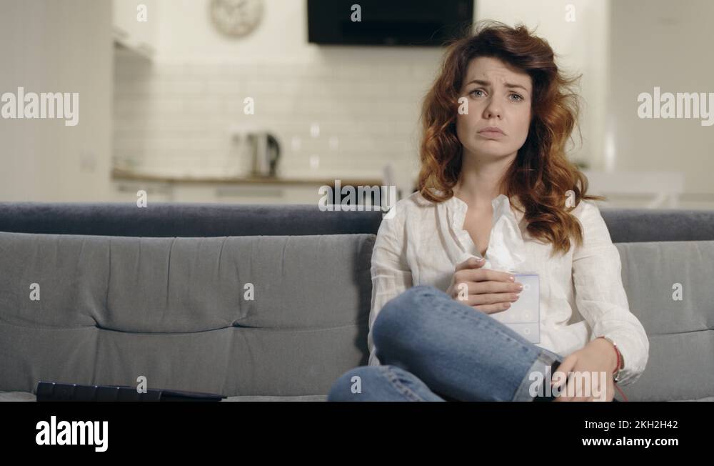 Depressed woman watching tv Stock Videos & Footage - HD and 4K Video ...