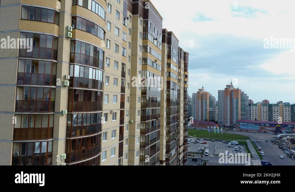Panels buildings in Russia, Soviet architecture houses. urban ...