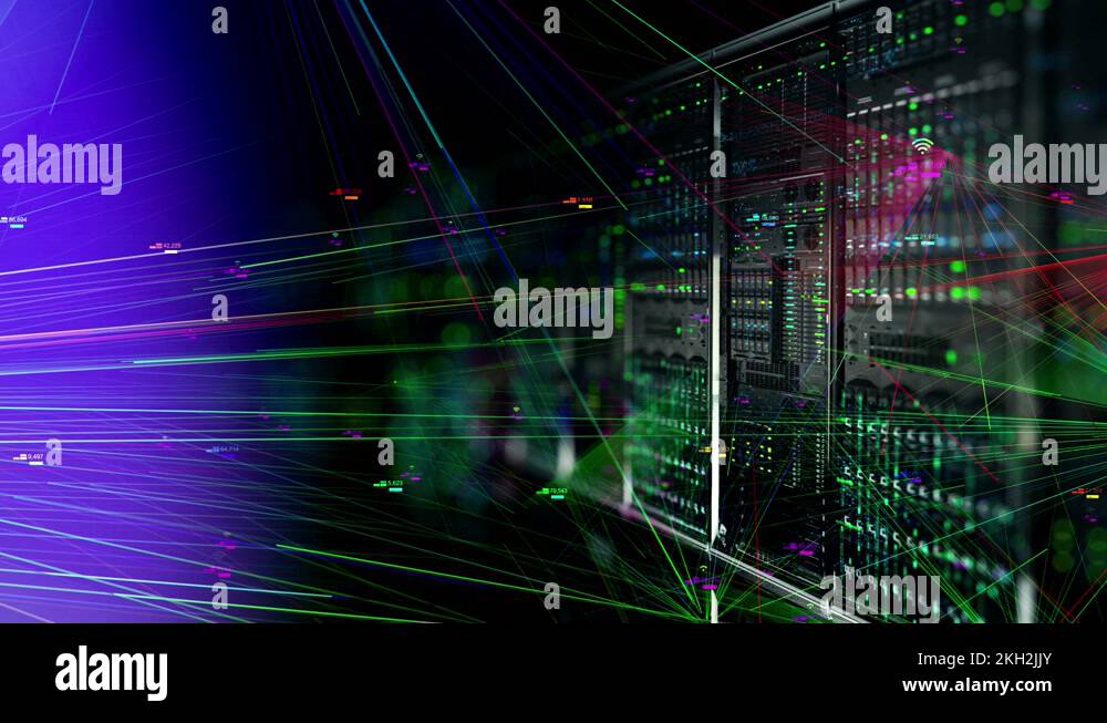 Server Data Center with Big data cloud network technology design ...