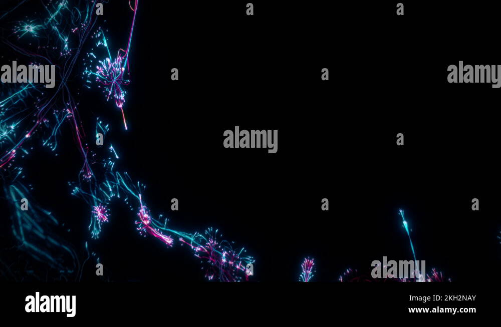 abstract digital tunnel funnel artificial intelligence neural network ...
