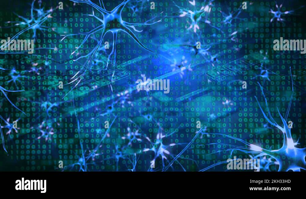 Loop-able futuristic AI (Artificial Intelligence) graphic 4K Stock ...