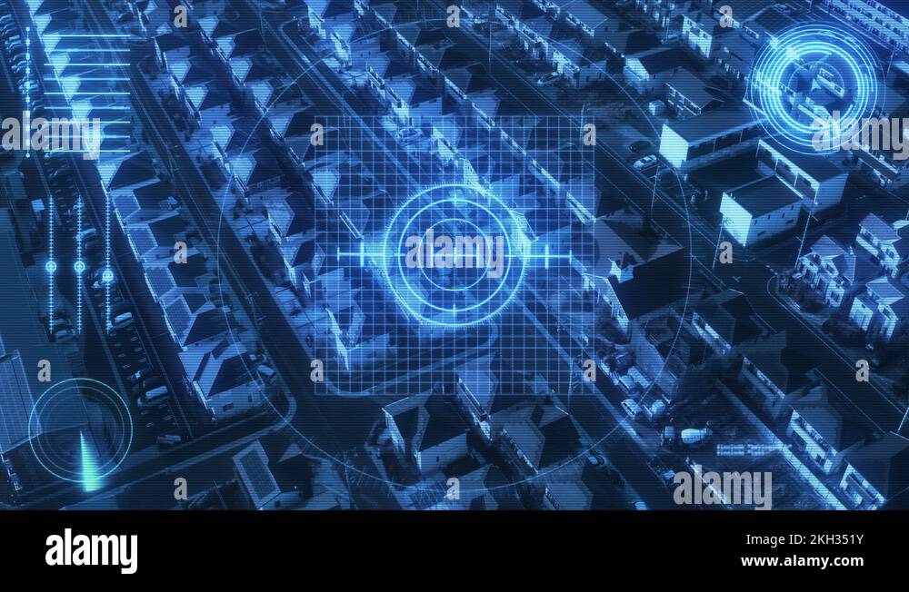HUD (Head up Display) of airplane cockpit concept. UAV (Unmanned aerial ...