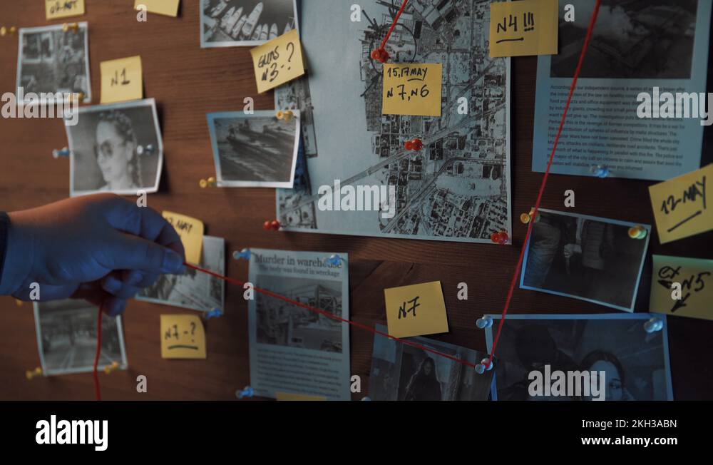 Evidence board investigation Stock Videos & Footage - HD and 4K Video ...