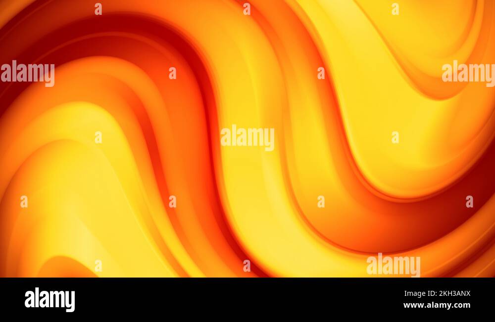 A red yellow gradient of a bright fire color changes slowly and ...