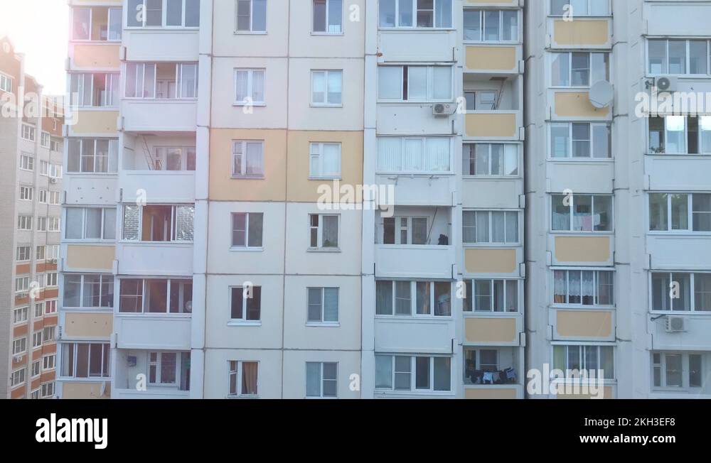 Panels buildings in Russia, Soviet architecture houses. urban ...