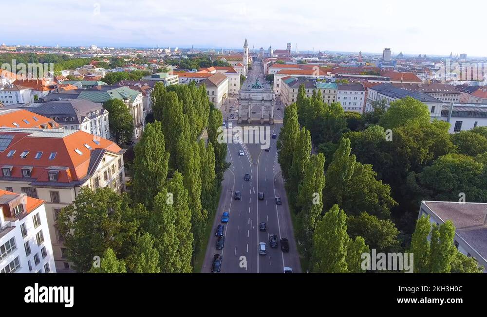Victory arch in munich bavaria Stock Videos & Footage - HD and 4K Video ...