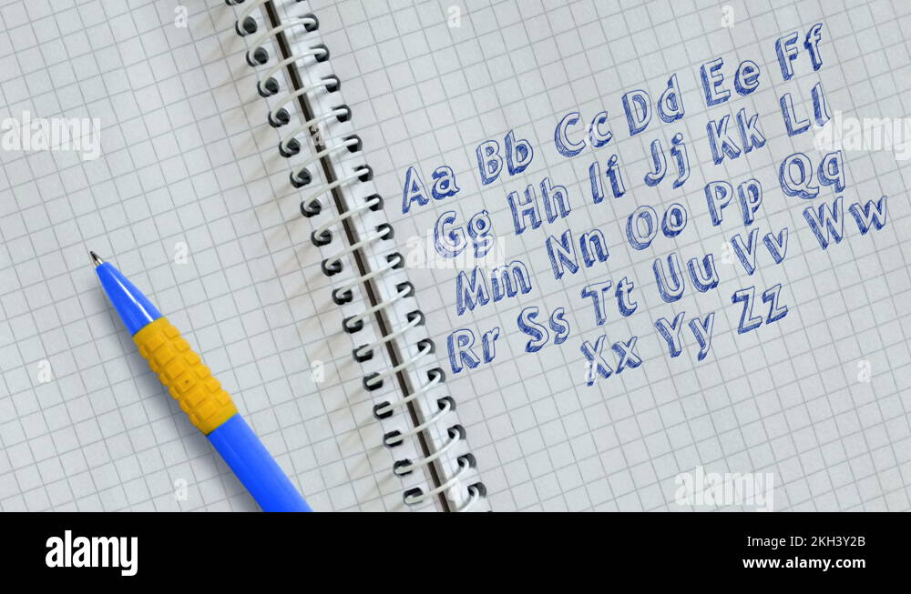Handwritten alphabet Stock Videos & Footage - HD and 4K Video Clips - Alamy