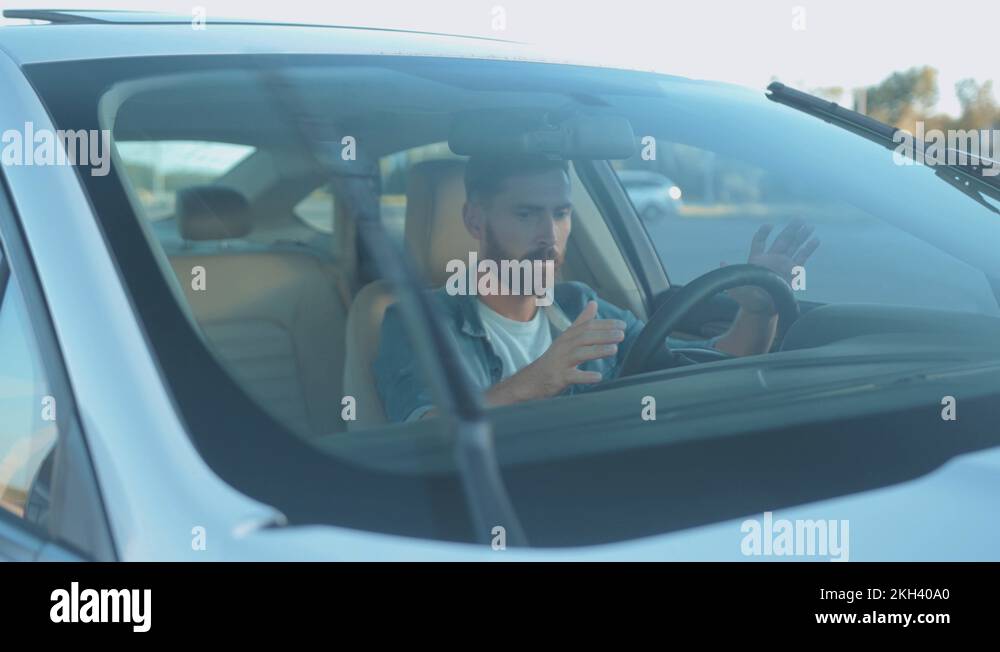 Male confused car driving Stock Videos & Footage - HD and 4K Video ...