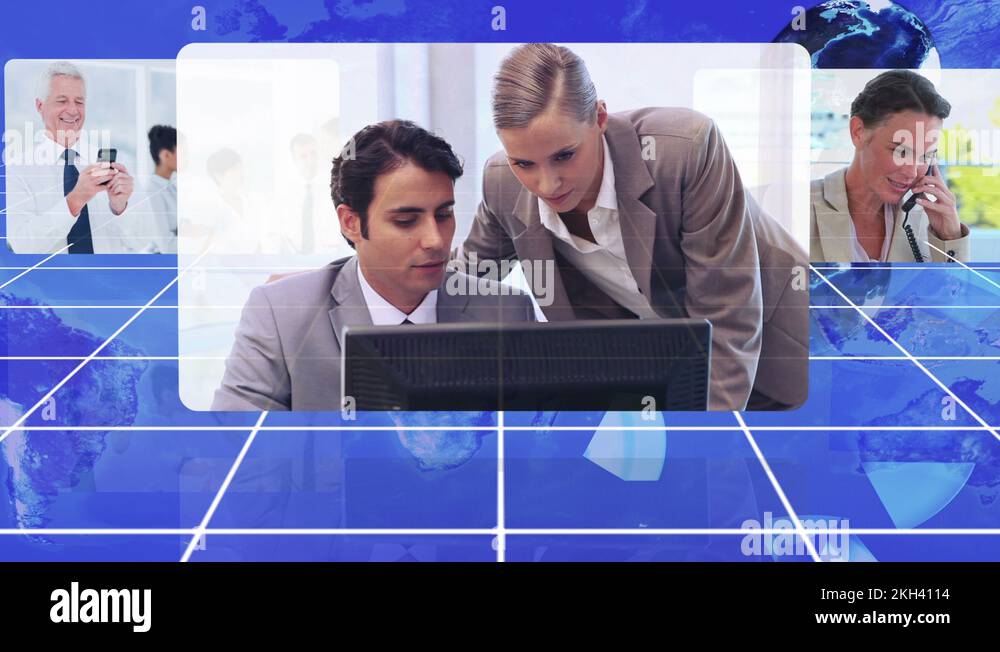 Corporate life videos with an Earth image courtesy of Nasa.org Stock ...