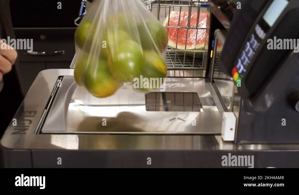 Supermarket self service machine Stock Videos & Footage - HD and 4K ...