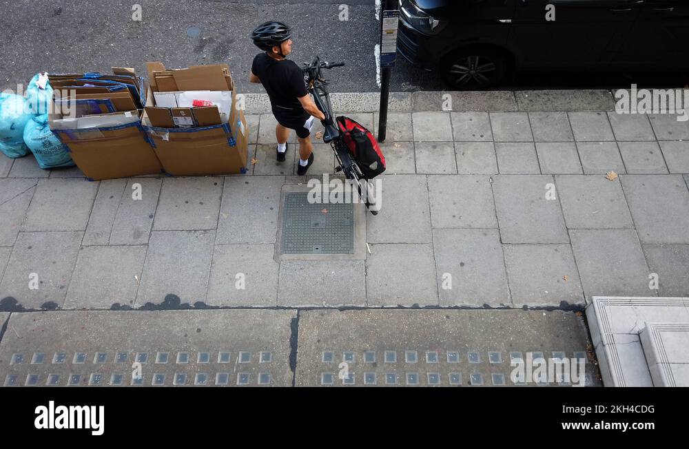 Cyclist on pavement uk Stock Videos & Footage - HD and 4K Video Clips ...