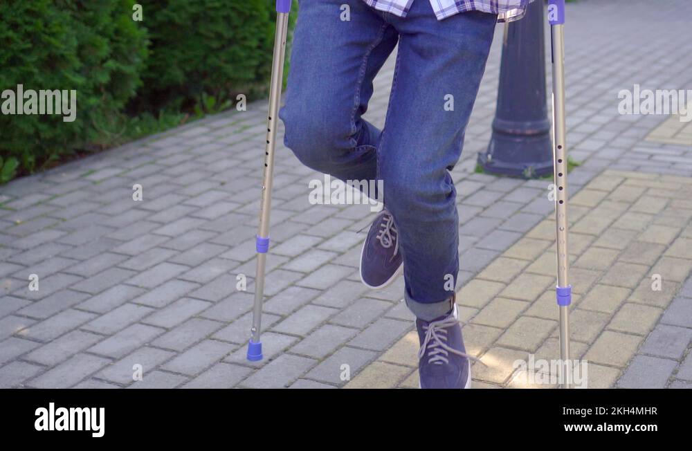 Man broken leg walking on Stock Videos & Footage - HD and 4K Video ...